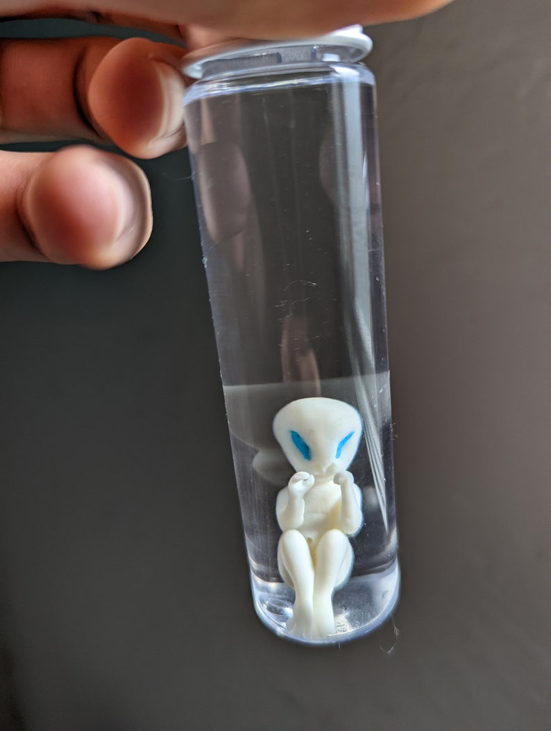 Alien Fetus Glow in the Dark Space Capsule - Etsy