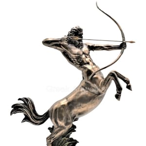 Centaur With Bow & Arrow Greek Figurine Sculpture Statue Cold Cast ...