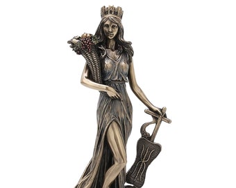 Tyche Fortuna Greek Roman Goddess of Fortune, Good Luck, Chance ...