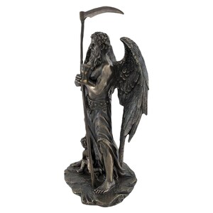 Chronos Father Time Standing With Child Playing at His Feet Cold Cast ...