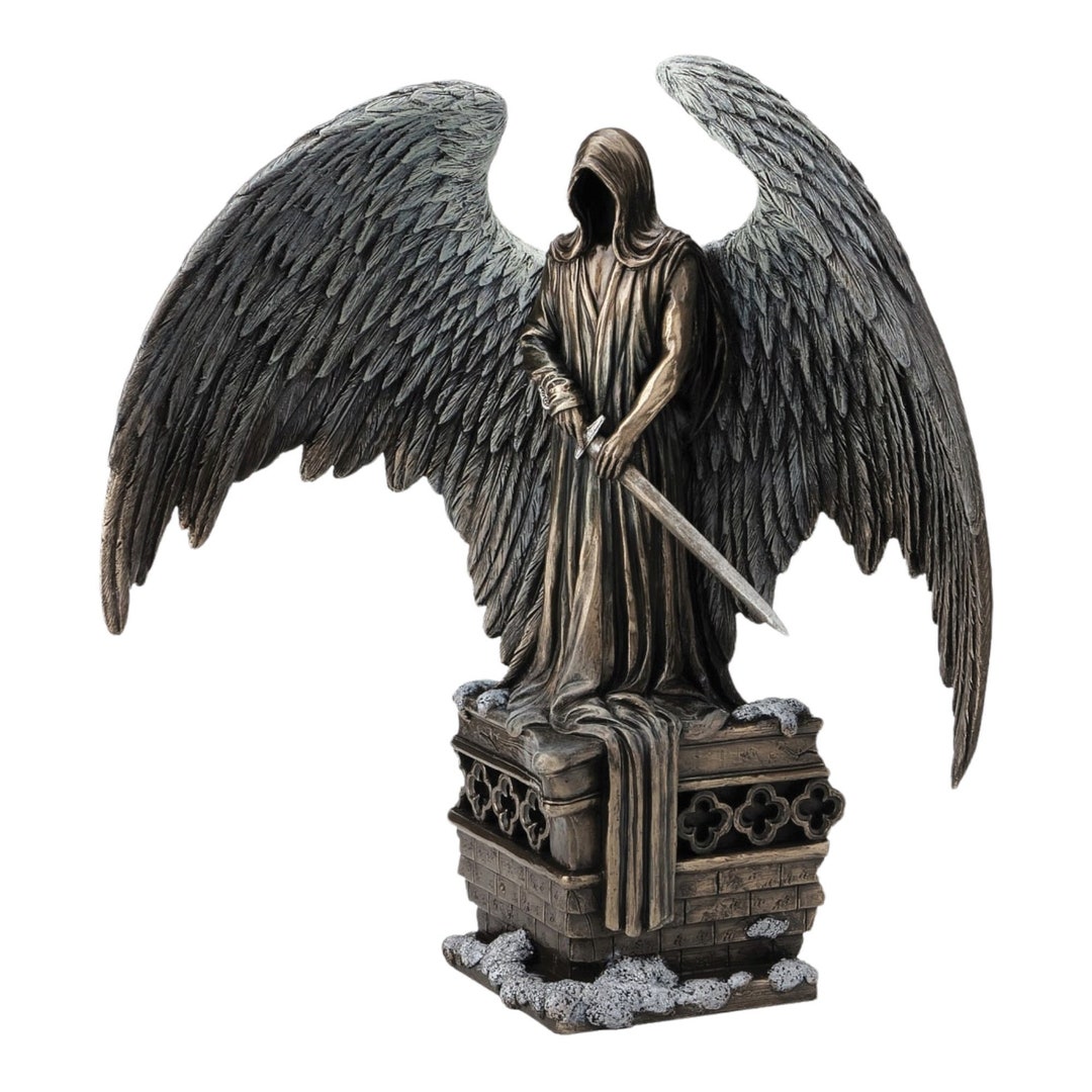 Charon With Sword on a Trap Greek God of Underworld Cold Cast Bronze ...