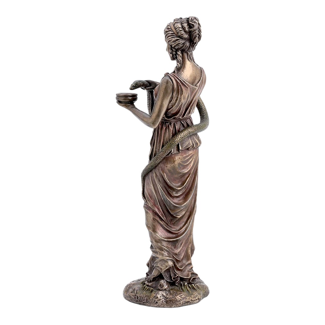 Hygeia Greek Goddess of Health Figurine Cold Cast Bronze & - Etsy