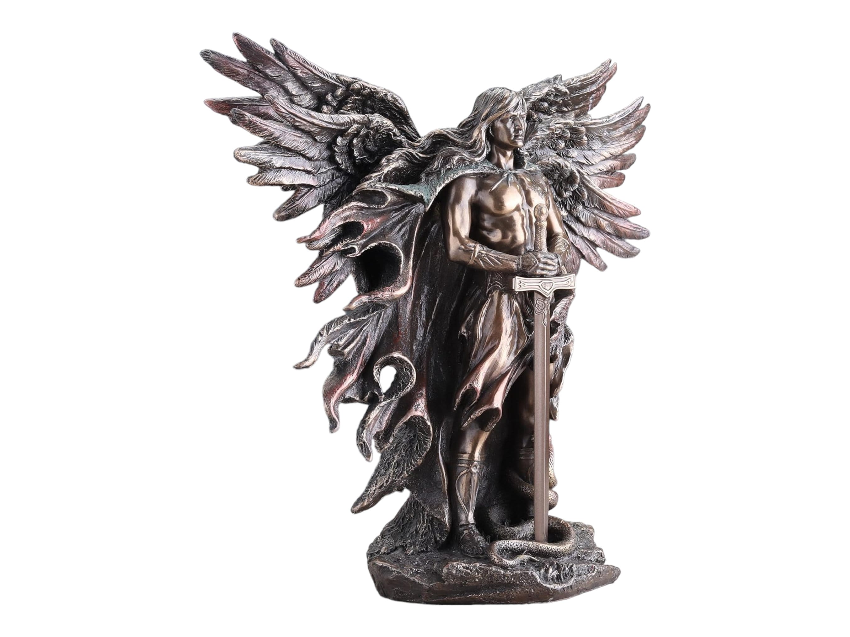 Statua Angelo Custode Con Spada