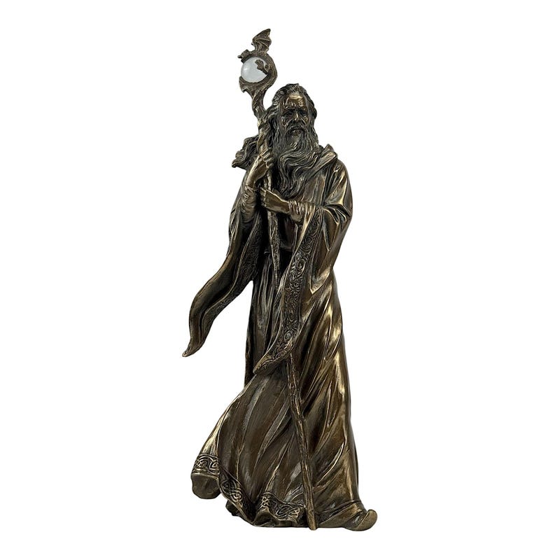 Statue of Merlin - Etsy