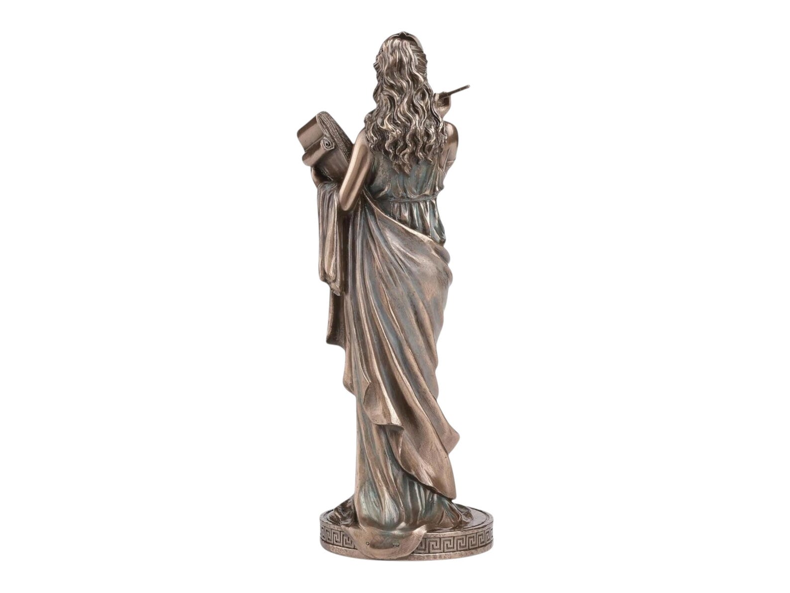Calliope the Greek Muse of Epics Cold Cast Bronze & Resin Statue ...