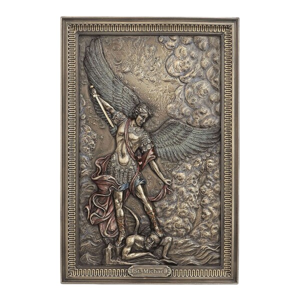 Michael Defeats Lucifer Statue - Etsy