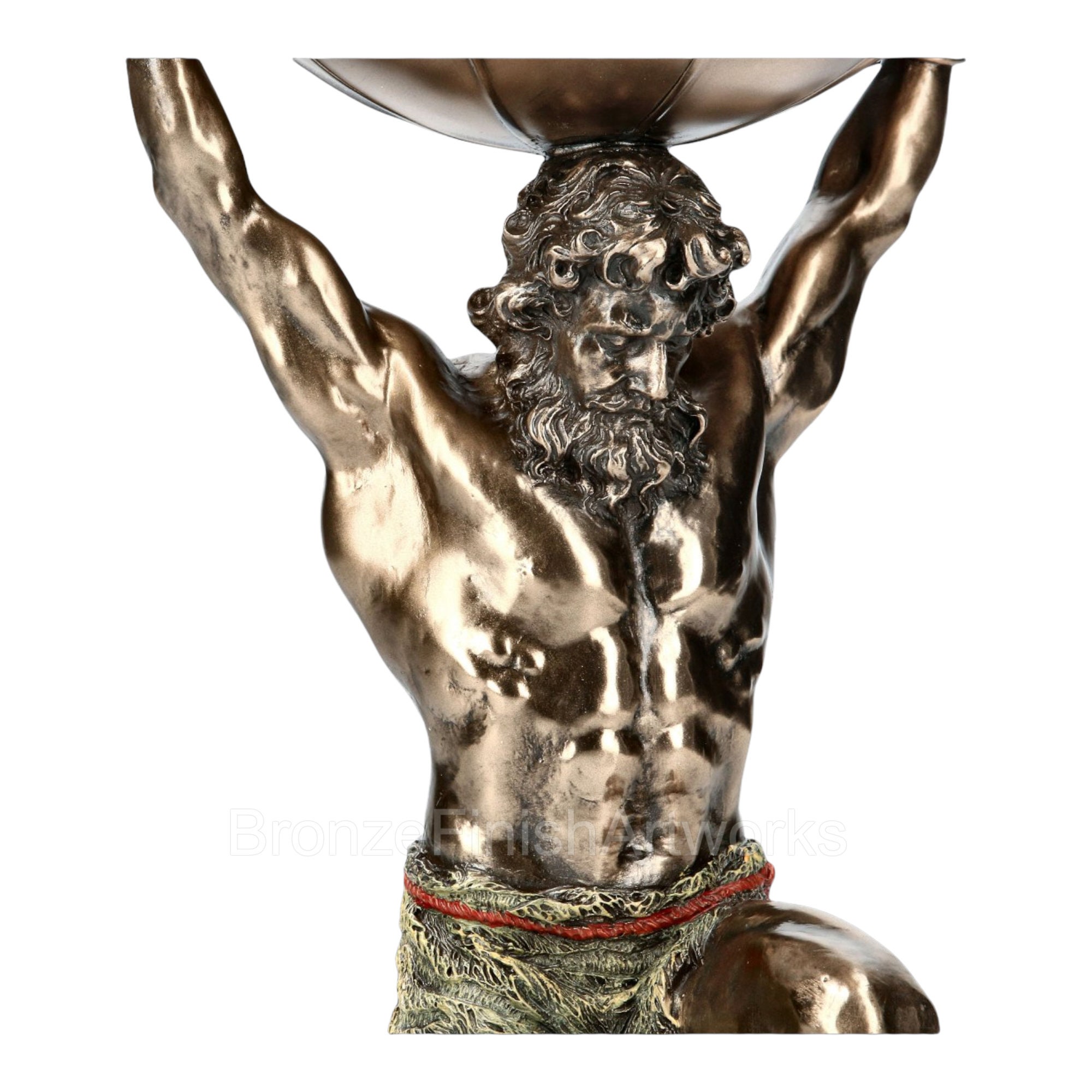 Atlas Titan Celestial Sphere Mythology Greek Cold Cast Bronze & Resin ...