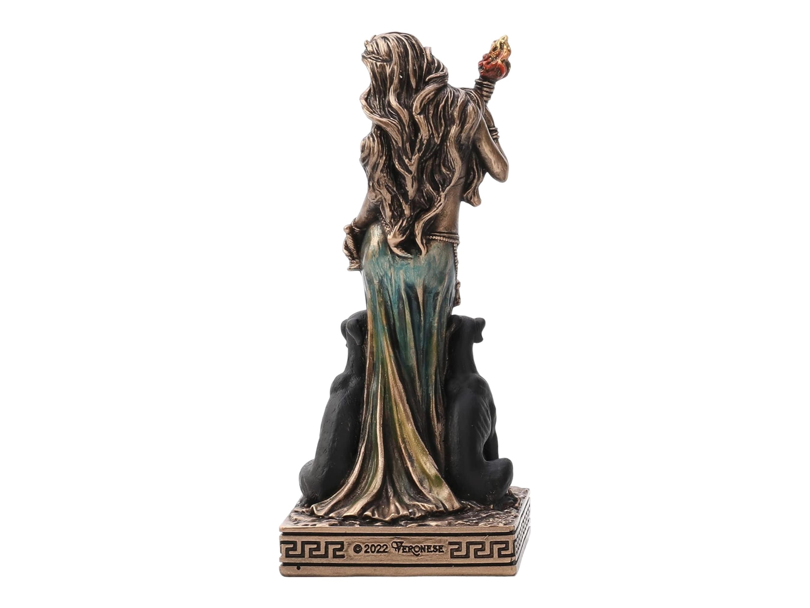 Hecate Greek Goddess of Magic Miniature Figurine Cold Cast Bronze ...
