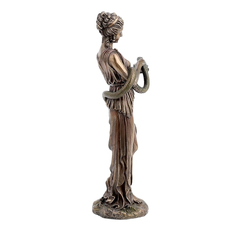 Hygeia Greek Goddess of Health Figurine Cold Cast Bronze & - Etsy