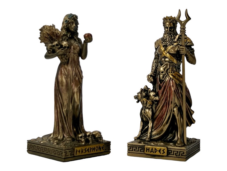 Set Persephone Goddess and God Hades Pluto Lord of the Underworld ...