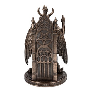 Baphomet Satan Winged Man With the Head of a Goat Figurine Cold Cast ...