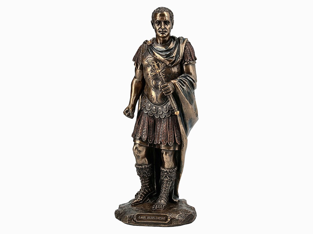 Gaius Julius Caesar Roman Ruler General and Statesman Statue Cold Cast ...