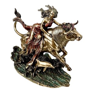 The Abduction of Europa Greek Mythology Cold Cast Bronze & Resin Statue ...