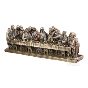 The Last Supper Cold Cast Bronze & Resin Statue Sculpture Copy Replica ...