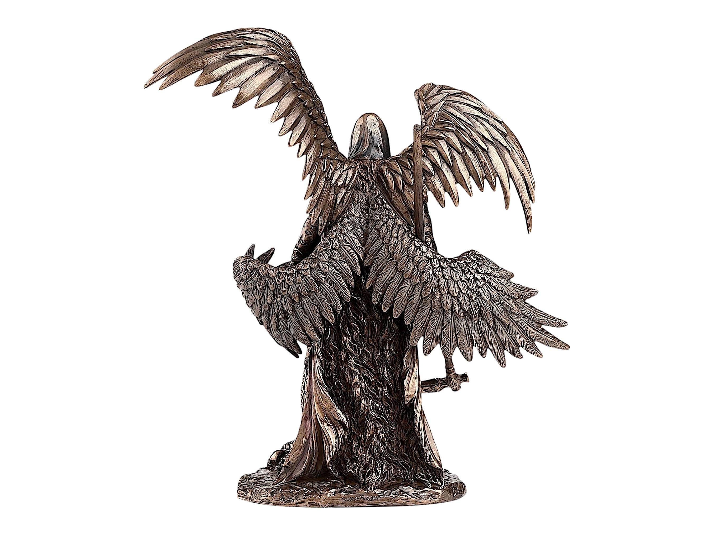 Archangel Azrael Statue, Angel of Death, Cold Cast Bronze & Resin - Etsy