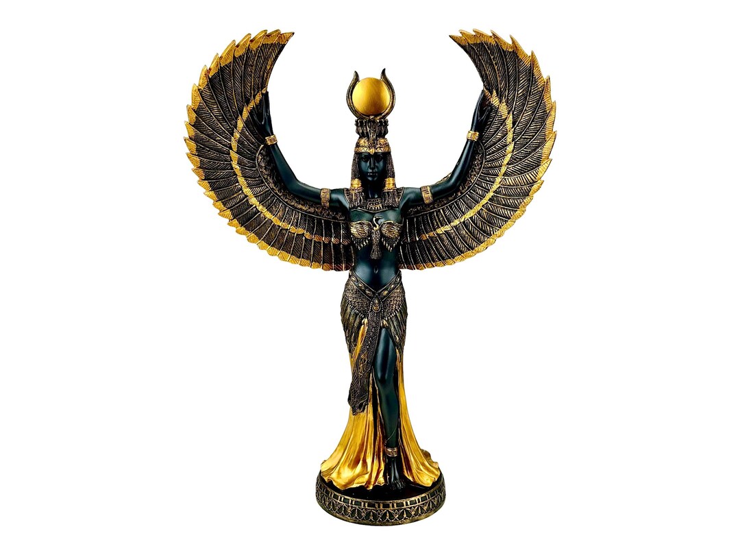 Isis the Egyptian Goddess of Magic and Wisdom Mythology Cold Cast ...