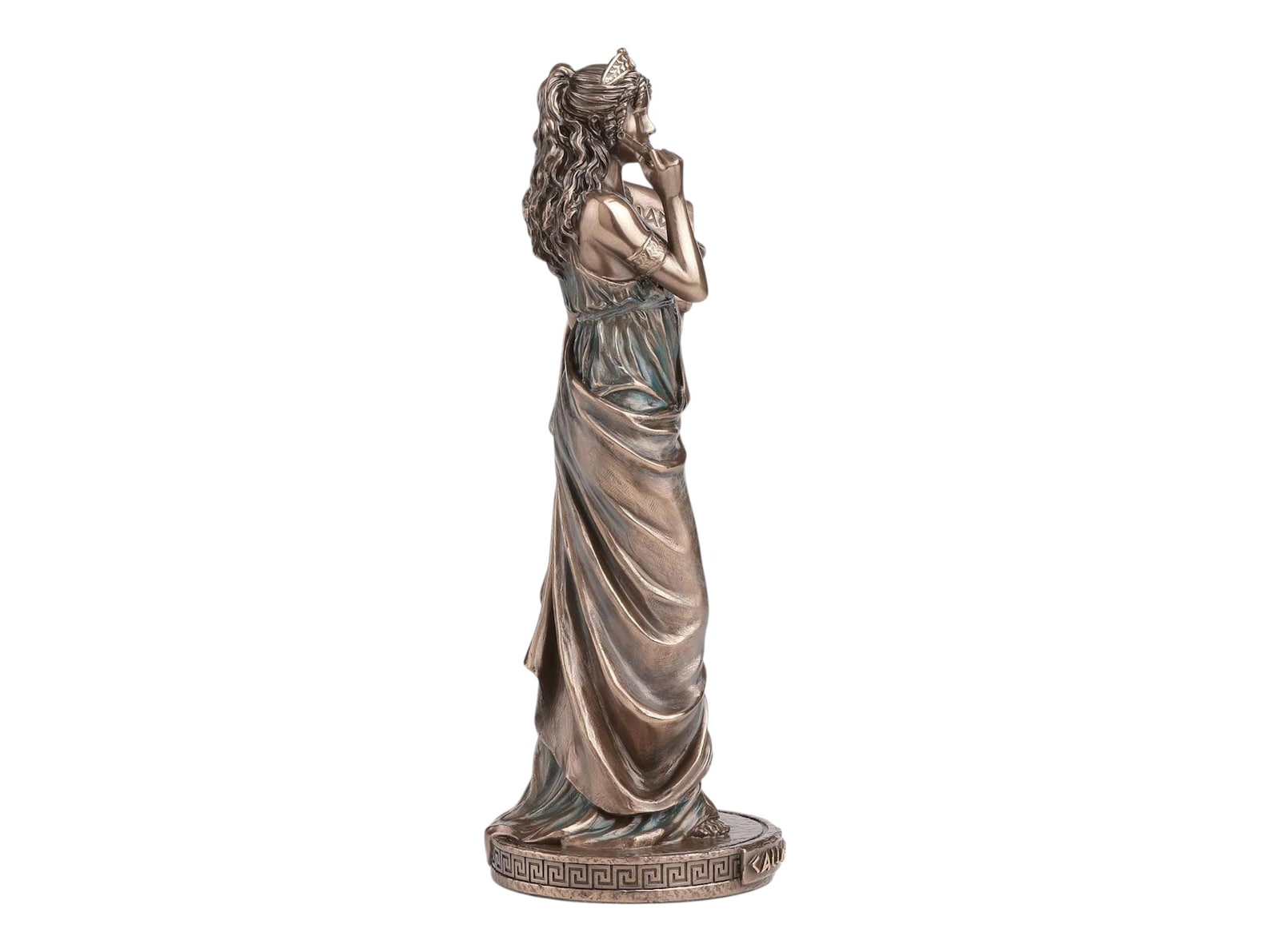 Calliope the Greek Muse of Epics Cold Cast Bronze & Resin Statue ...