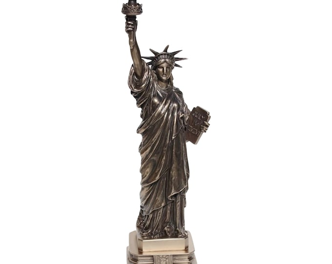 Statue of Liberty Cold Cast Bronze & Resin Statue Sculpture - Etsy