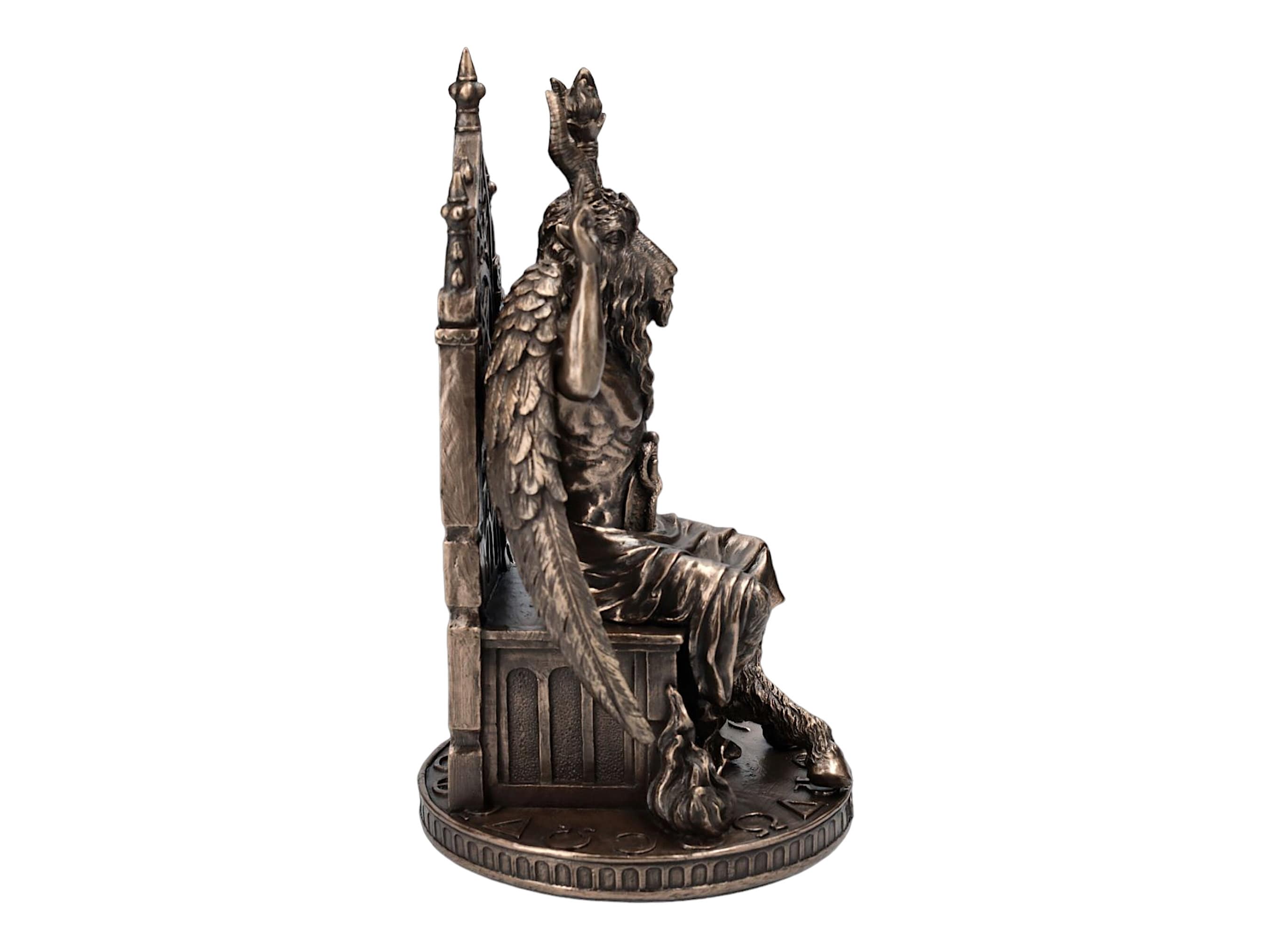 Baphomet Satan Winged Man With the Head of a Goat Figurine Cold Cast ...