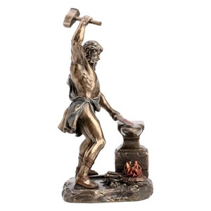 Hephaestus Greek God of Fire and Forge Decorative Statue Sculpture ...