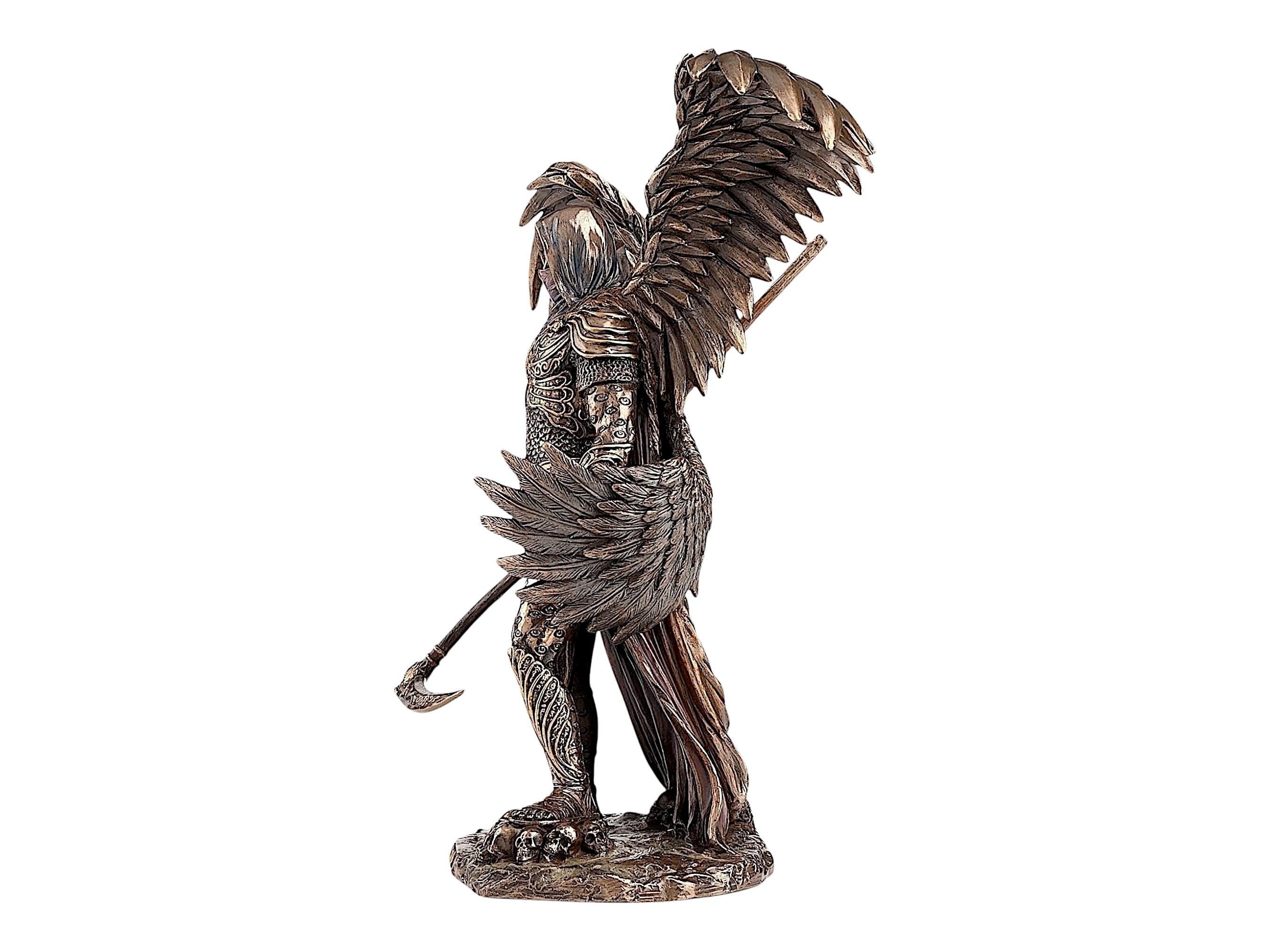 Archangel Azrael Statue, Angel of Death, Cold Cast Bronze & Resin - Etsy