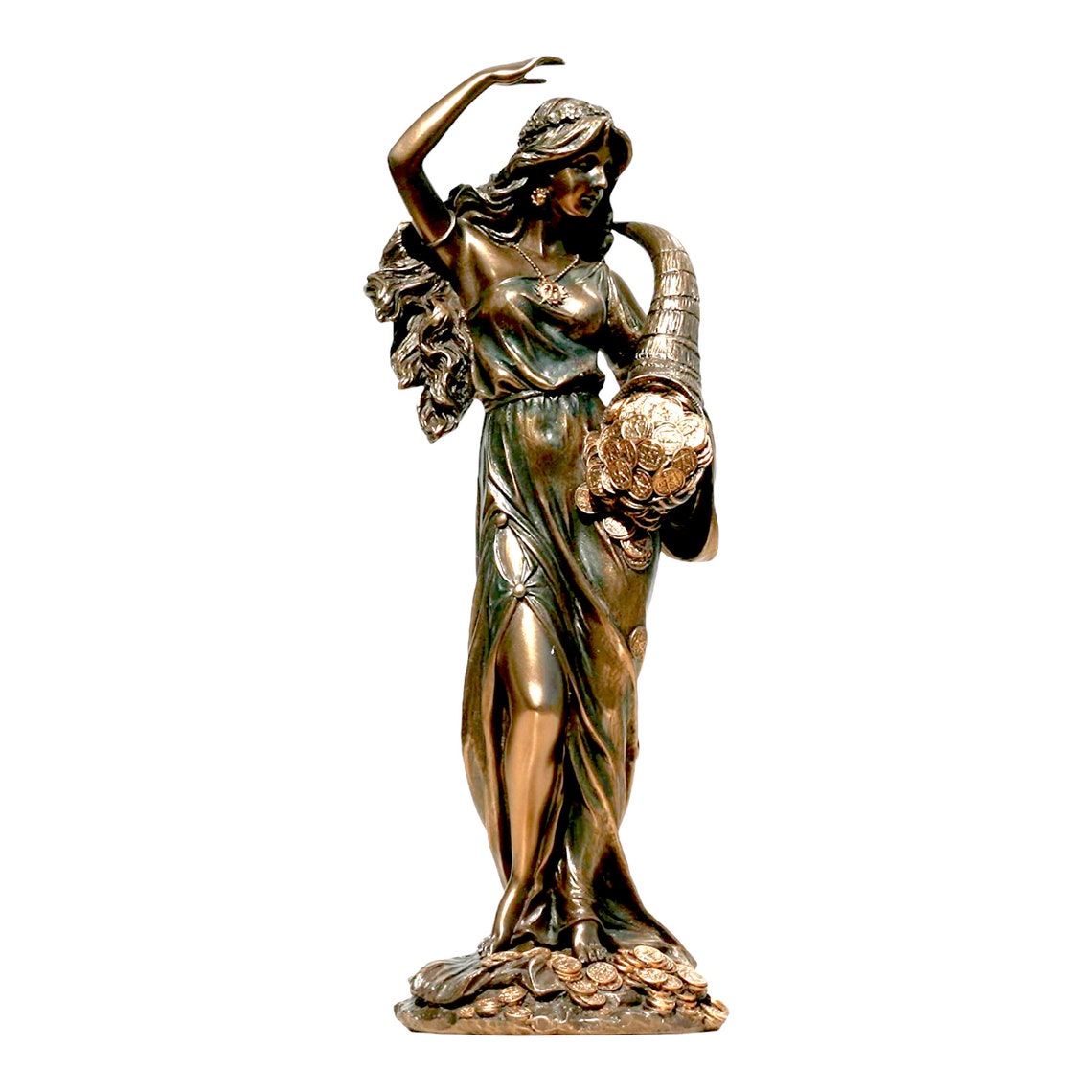 Tyche Luck Fortuna Greek Goddess Statue Sculpture Figurine - Etsy