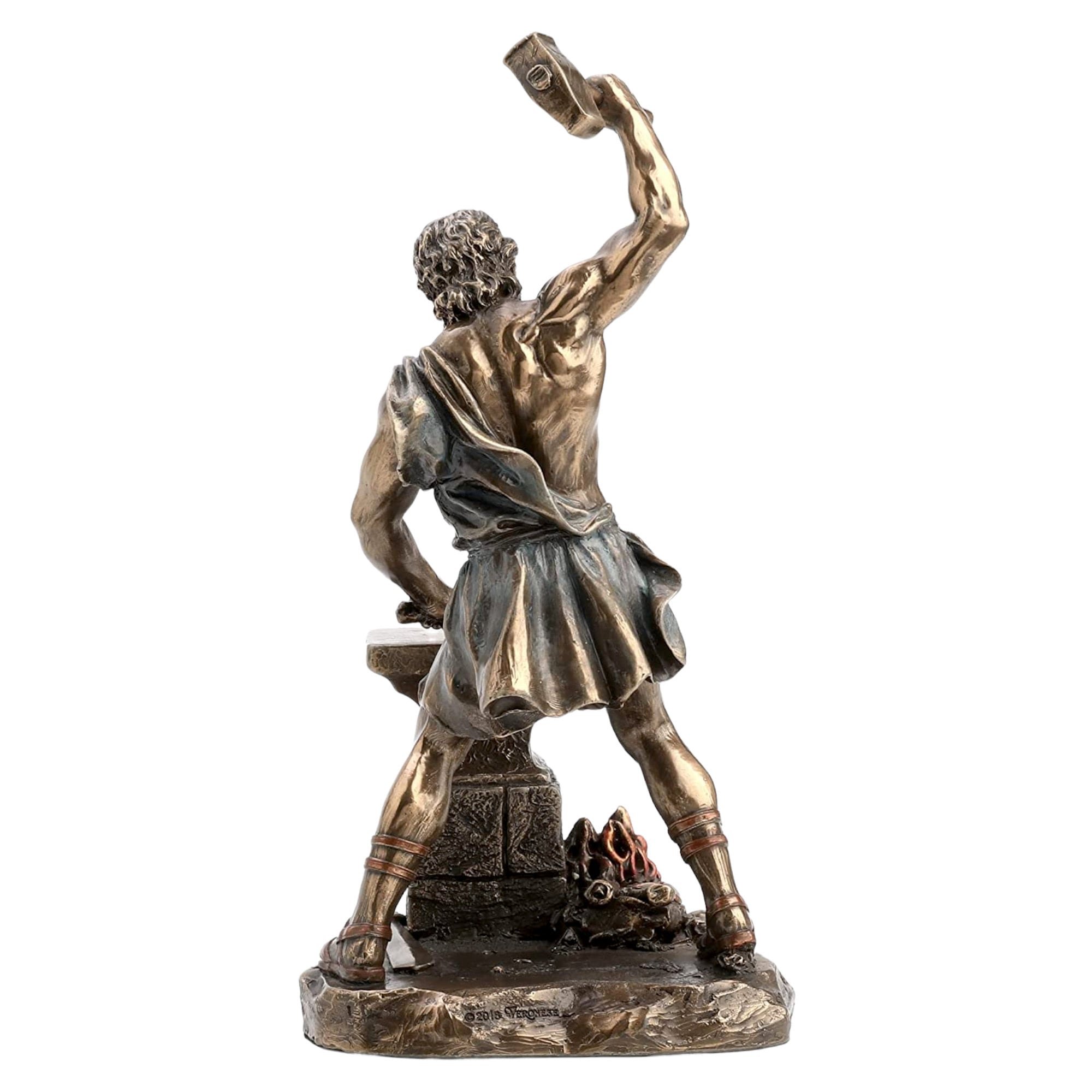 Hephaestus Statue: Greek God of Fire, Forge, Cold Cast Bronze, 8.6" - Etsy