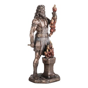 Hephaestus Greek God of Smithing Figurine Cold Cast Bronze & Resin ...