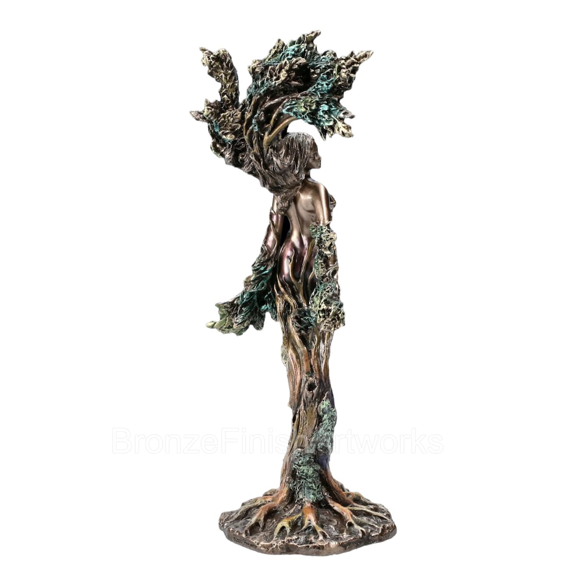 Dryad Forest Nymph Spring Cold Cast Bronze & Resin Statue - Etsy
