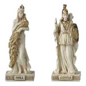 Set 12 Twelve Greek Roman Olympian Gods Pantheon Cold Cast Bronze ...