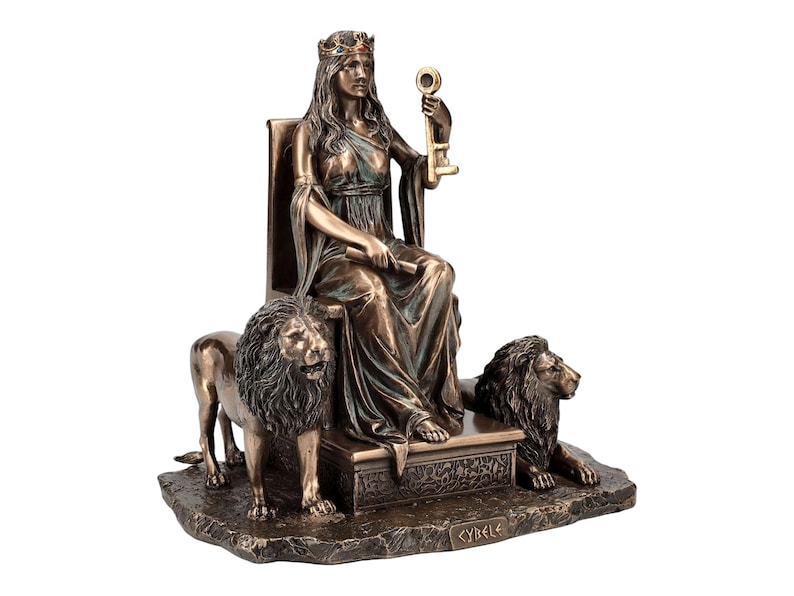 Cybele Rhea Ancient Greek Mother of Gods Cold Cast Bronze & Resin ...