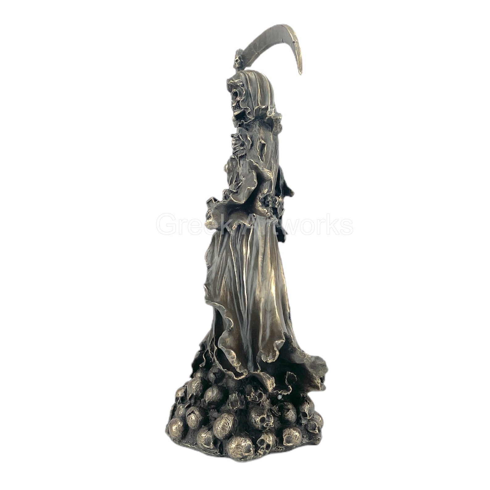 Charon With Scythe Ferryman of Hades Underworld Statue Sculpture Bronze ...