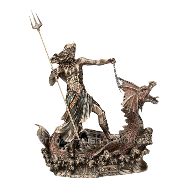 Poseidon Statue - Etsy