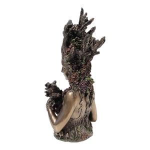 Gaia the Greek Primordial Goddess of Earth Cold Cast Bronze & Resin ...