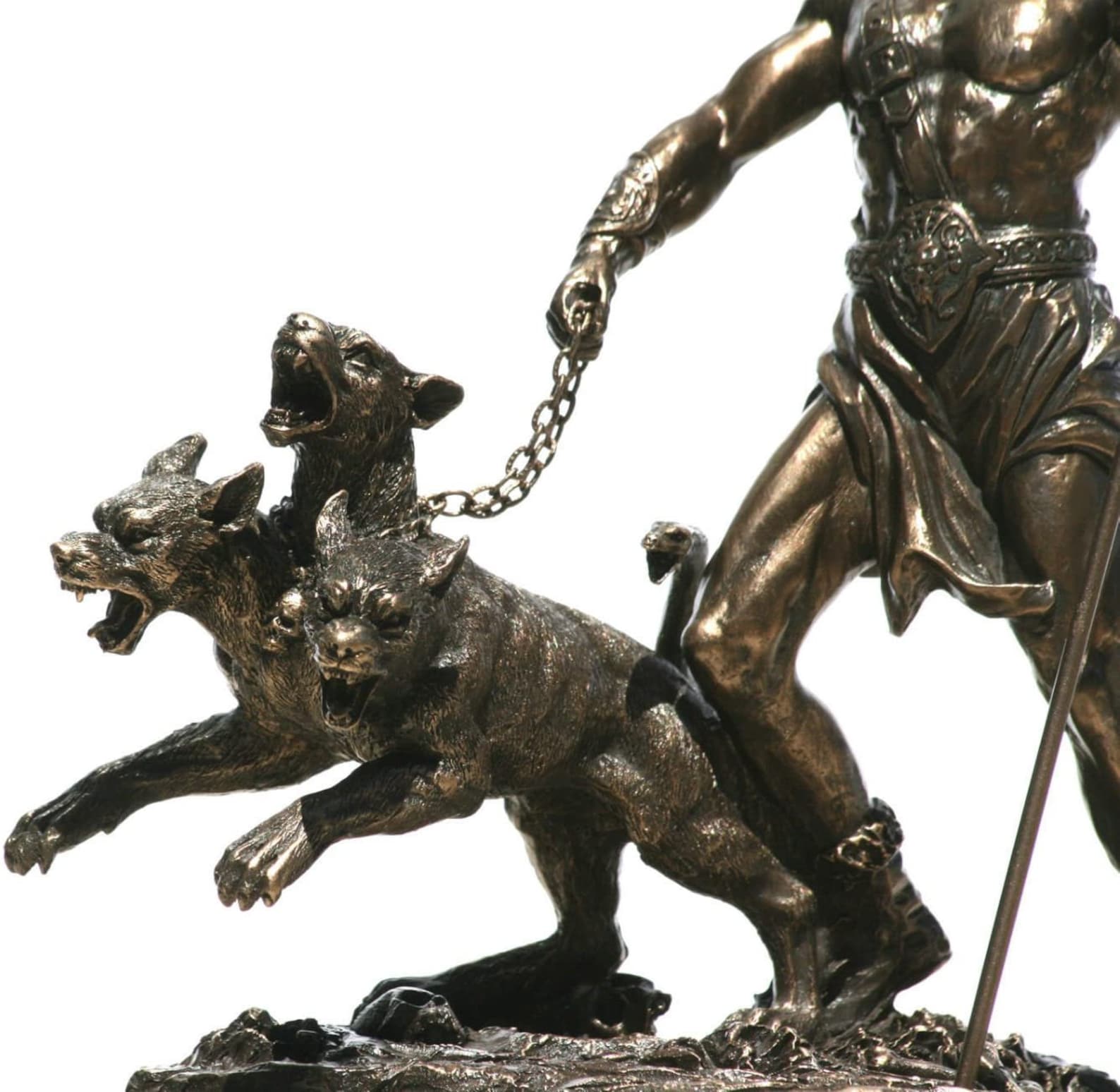 Hades Pluto Gott der Unterwelt & Cerberus Statue Kaltguss - Etsy.de