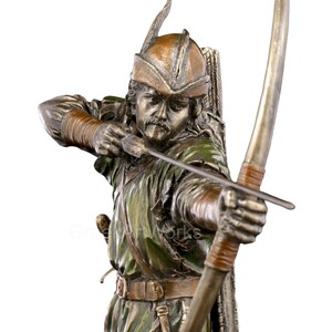 Robin Hood Extremely Detailed Cold Cast Bronze & Resin Statue Sculpture ...