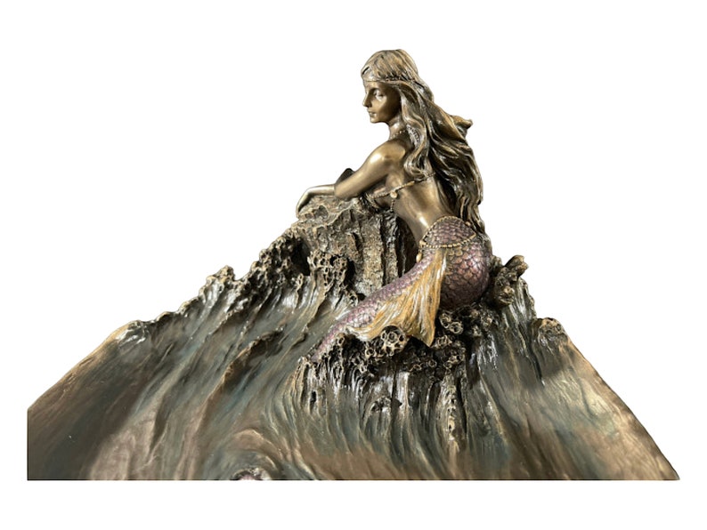 Cold Cast Bronze Mermaid Tray - Veronese Design Sculpture - Etsy