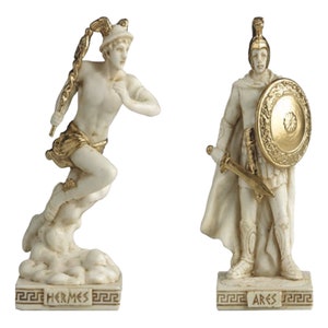 Set 12 Twelve Greek Roman Olympian Gods Pantheon Cold Cast Bronze ...