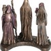 Triple Moon Goddess Maiden Mother and Crone Cold Cast Resin Bronze ...