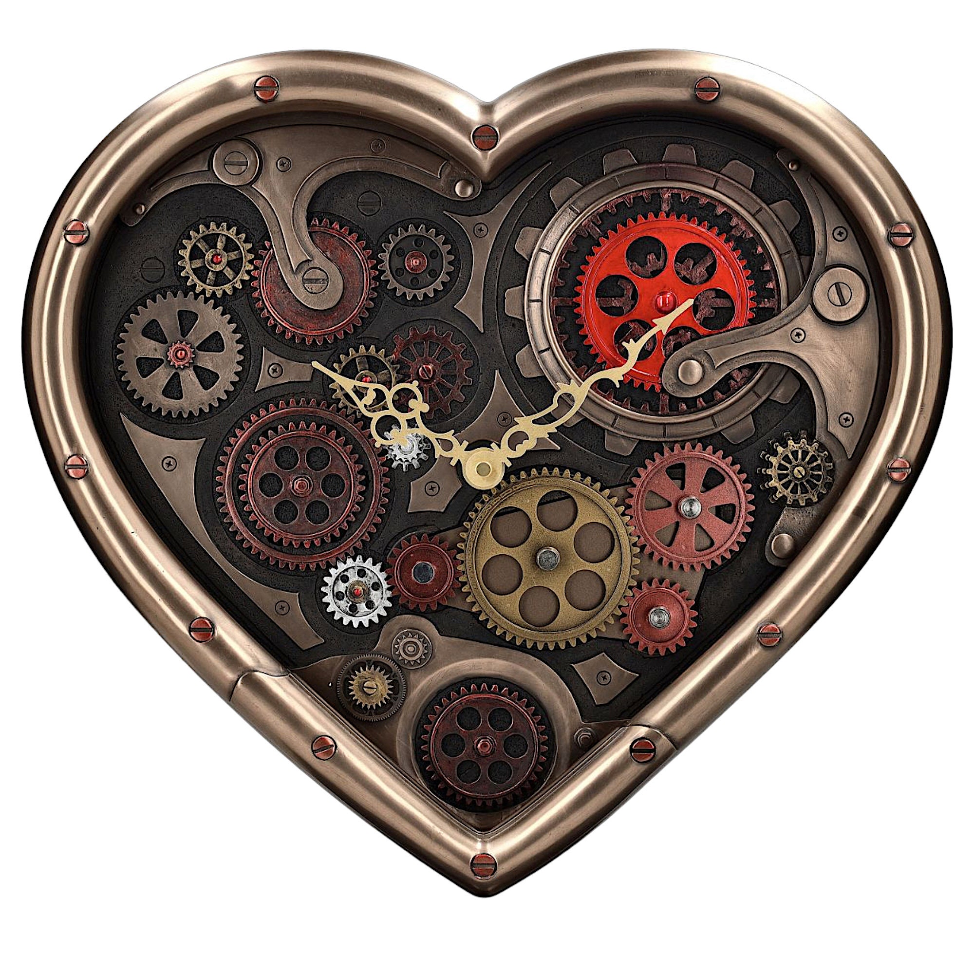 Steampunk Heart Clock