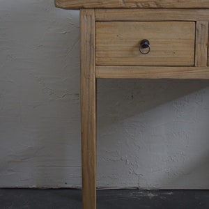 Made to Order: Solid Wood Console Table With Two Drawers - Etsy