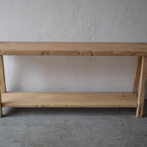 Made-to-order: Long Solid Wood Console Table 68" Long - Etsy