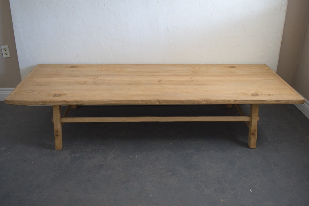 Made-to-order: Giant Coffee Table Vintage Inspired 84 Long - Etsy
