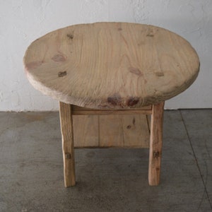 Made-to-order: Large Round Accent Table With Drawer and Shelf 30" in ...