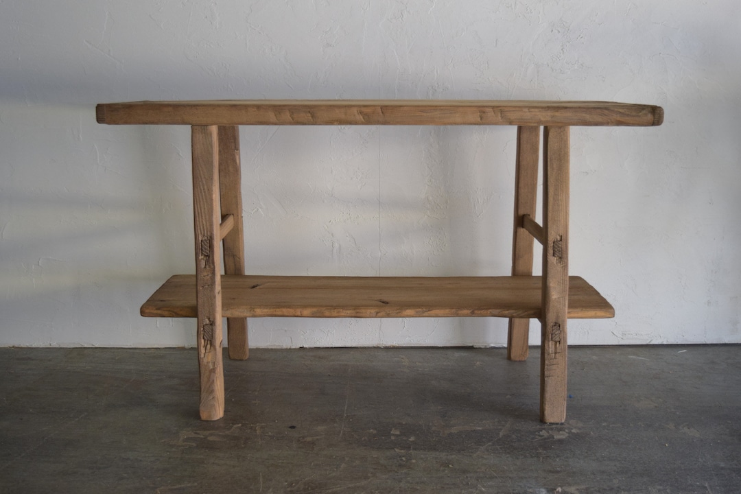 Made to Order: Console Table With Shelf - Etsy