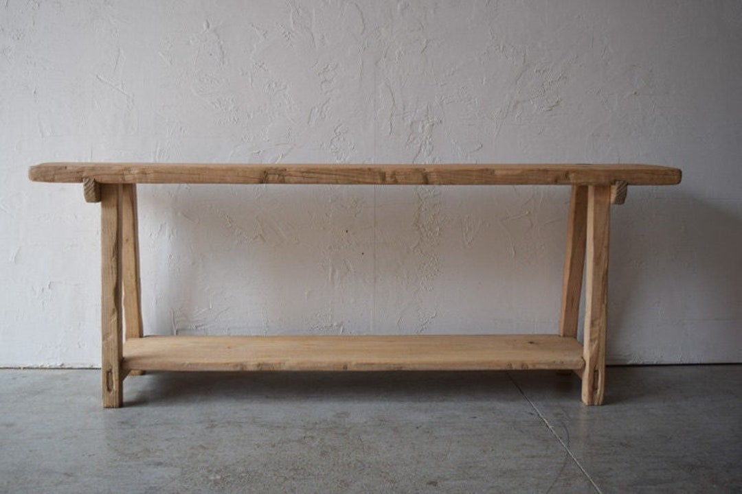 Made-to-order: Long Solid Wood Console Table 68" Long - Etsy