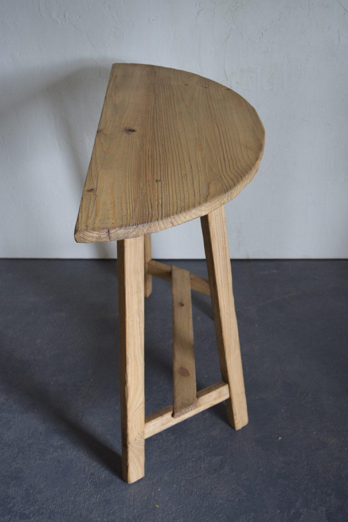 Demilune Accent Table Thin Top - Etsy