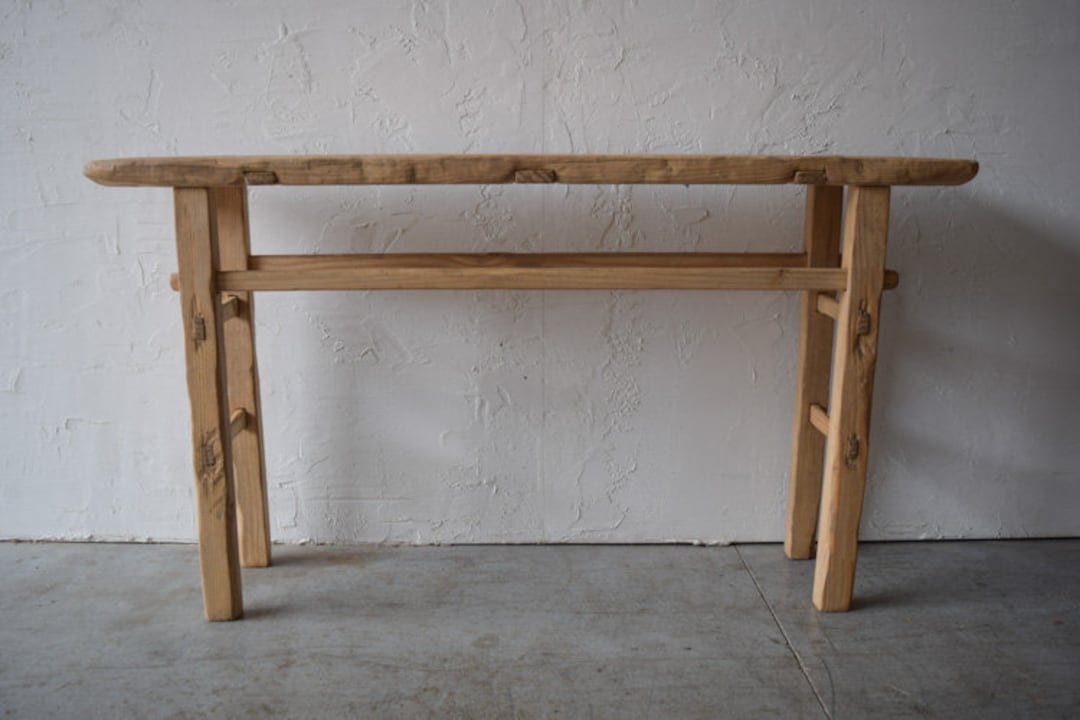 Made-to-order: Slim Wooden Console Table - Etsy