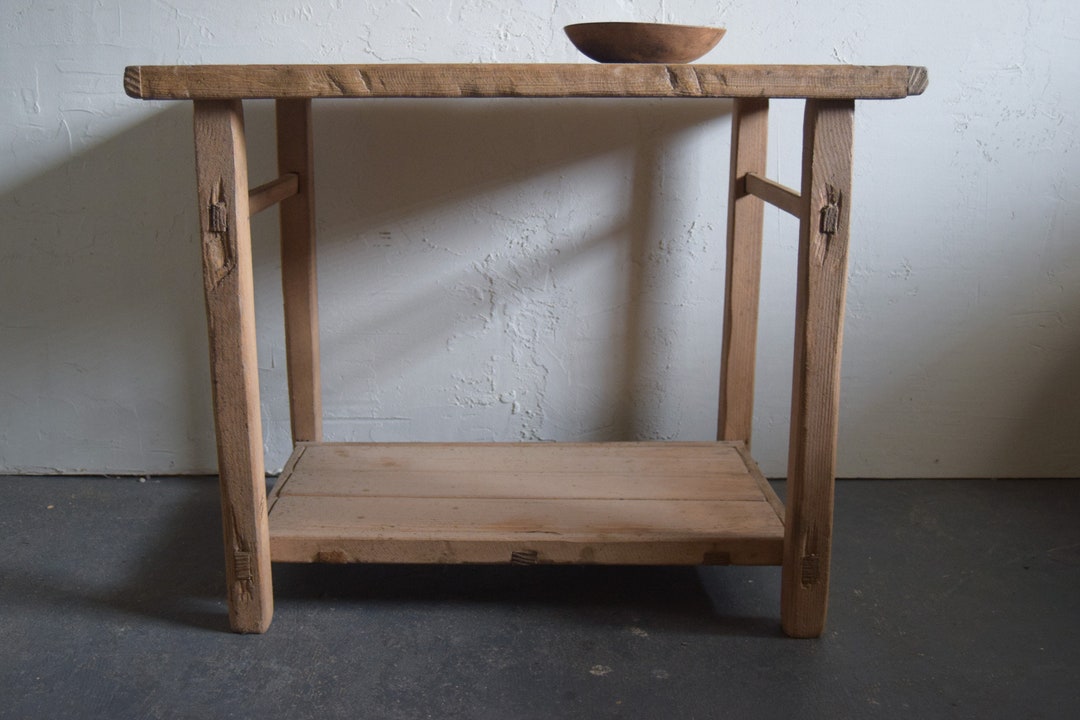 Small Table With Shelf - Etsy