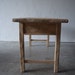 Solid Wood Table W/two Drawers - Etsy